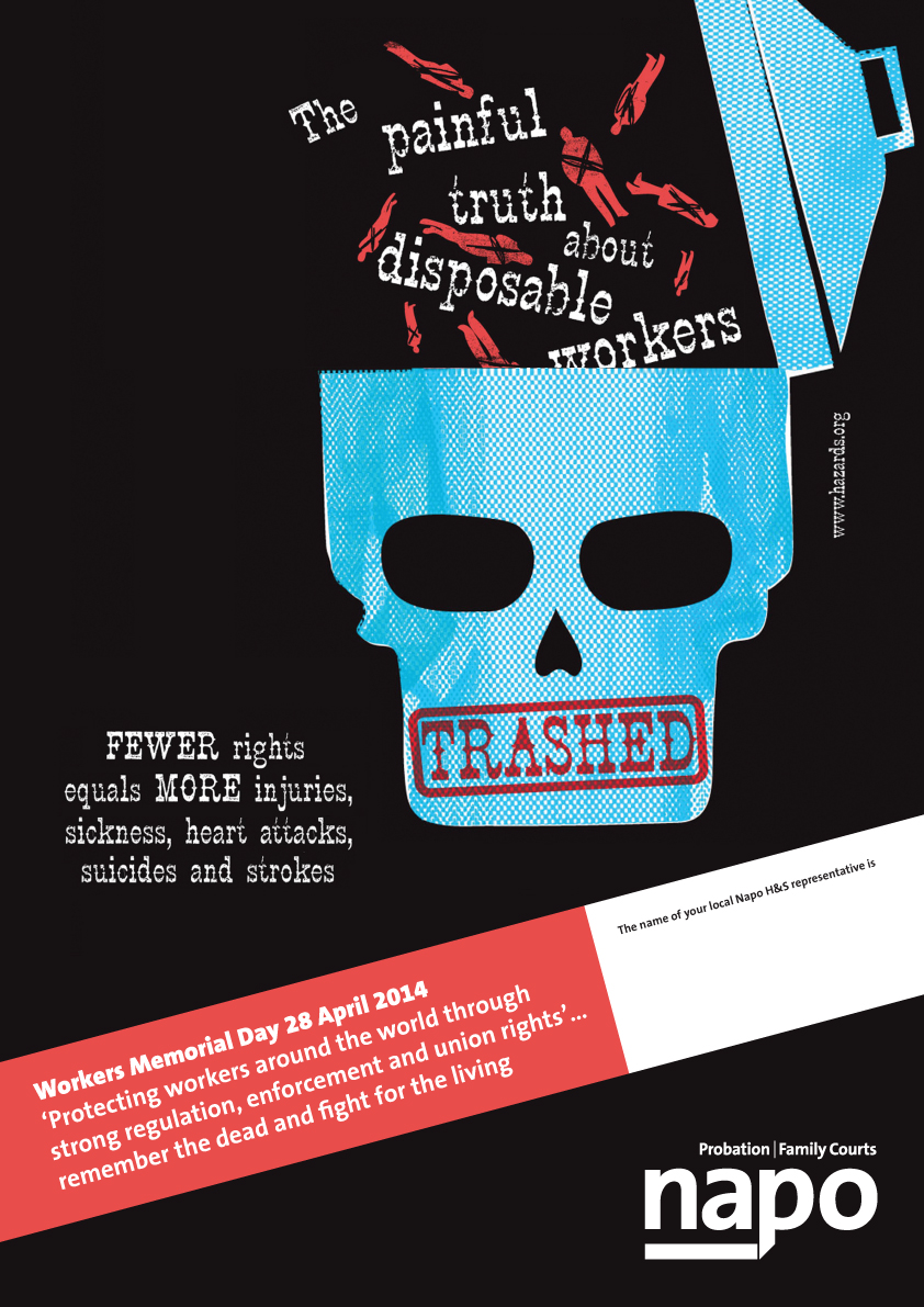 Napo's poster for Workers Memorial Day